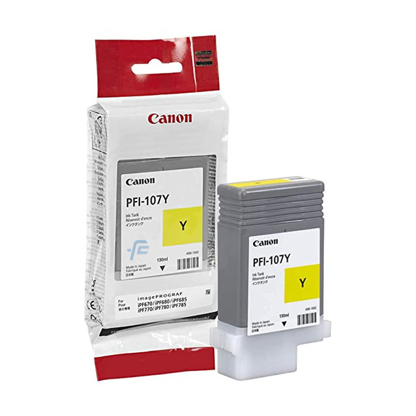 Tinta Canon PFI-107Y Amarillo 130ml - F2 STORE
